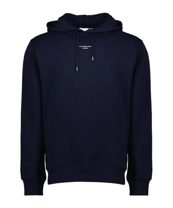 Drole De Monsieur Drôle De Le Hoodie Slogan Classique Hoodie - Navy