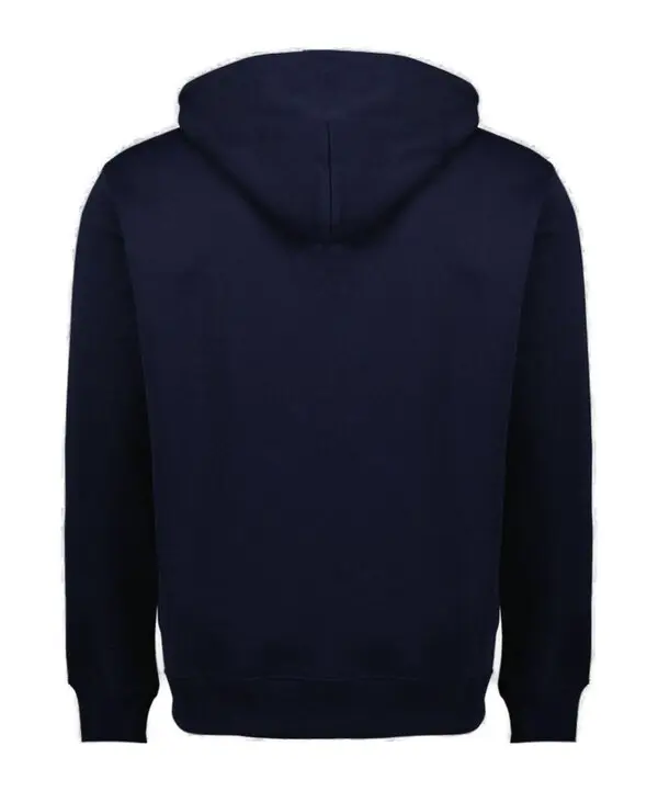 Drole De Monsieur Le Hoodie Slogan Classique Hoodie - Navy