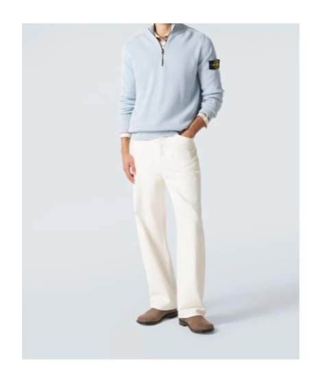Stone Island Compass Cotton Half-zip Sweater