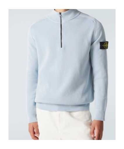 Stone Island Compass Cotton Half-zip Sweater