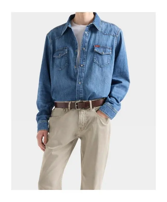 7 For All Mankind Long Sleeve Western Shirt