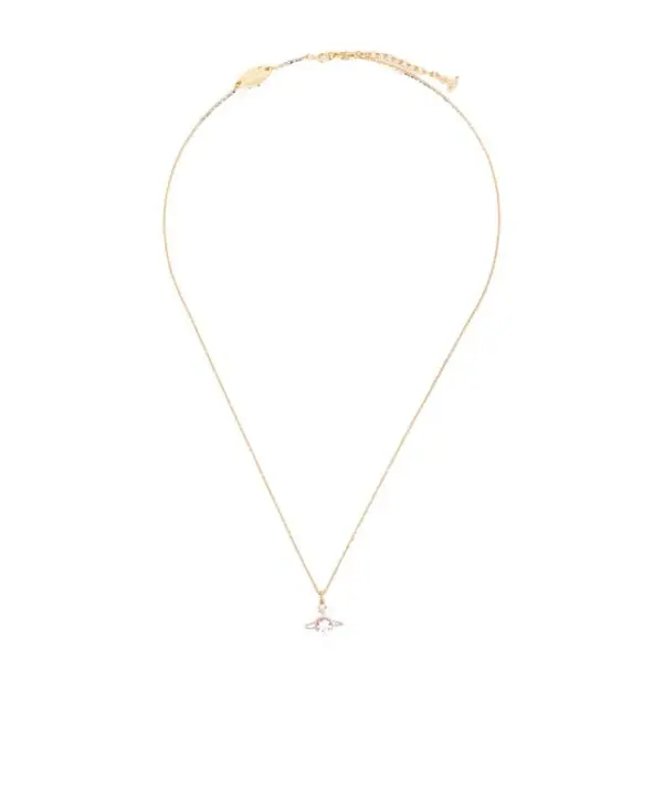 VIVIENNE WESTWOOD Ofelia Crystal-embellished Necklace - Yellow