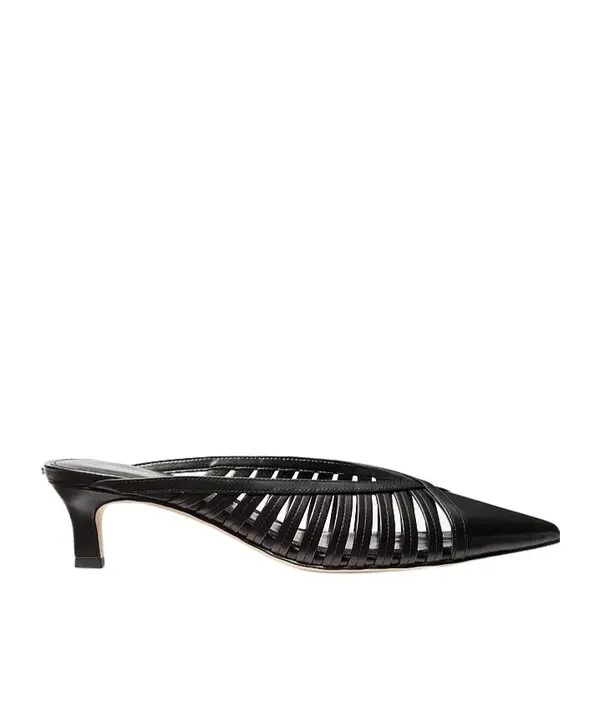 Michael Kors Pointed-toe High-heeled Sandals - Black
