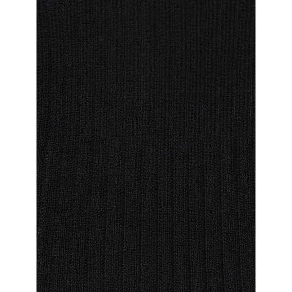 Max Mara Long-sleeve Knitted Polo Shirt - Black