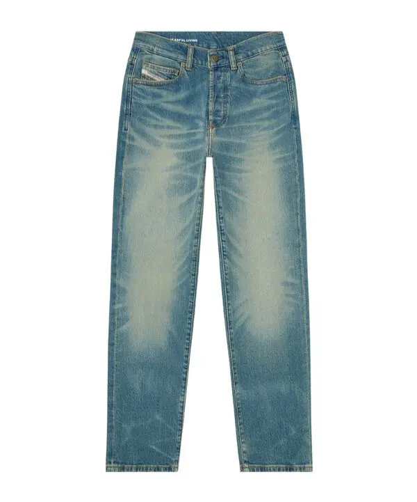 DIESEL® 1981 D-went Straight-leg Jeans - Medium Blue