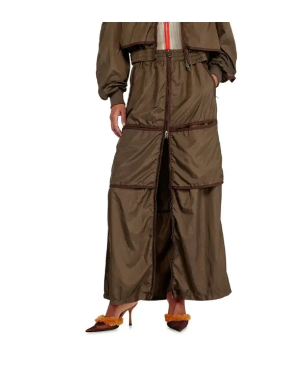 DIESEL® Oval D Zip-front Skirt