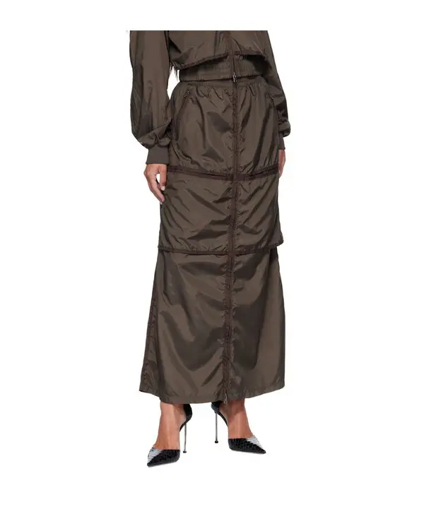 DIESEL® Oval D Zip-front Skirt