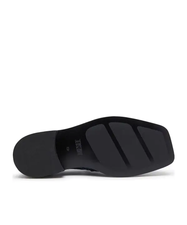 DIESEL® D-amber Distressed Denim Loafers