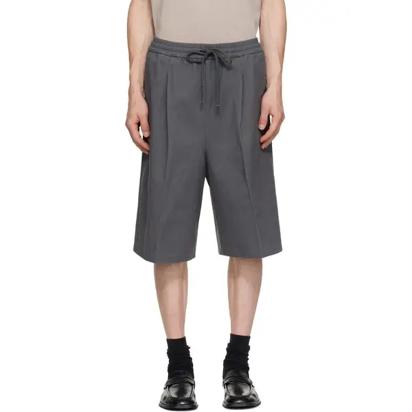 Fear Of God Loose Fit Pleated Drawstring Shorts
