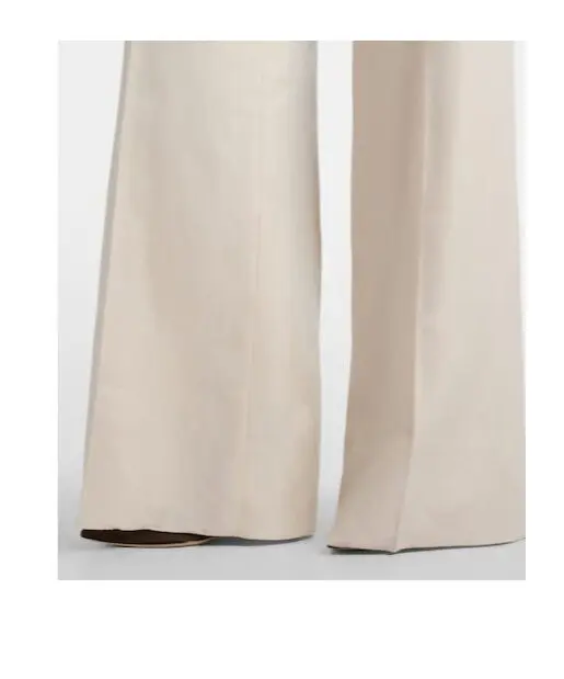 Max Mara Badesse High-rise Linen Wide-leg Pants