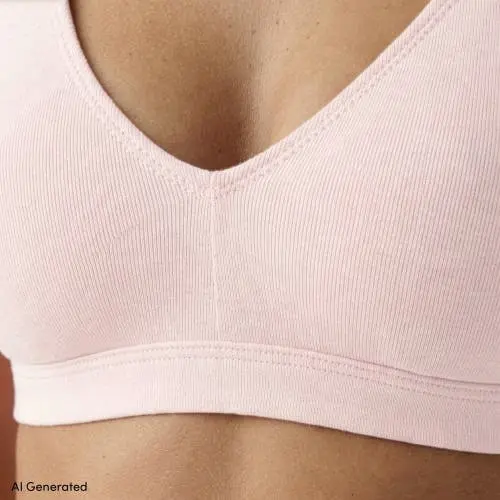 LANDS' END Bralette Soft Essential Everyday Bra - Blush