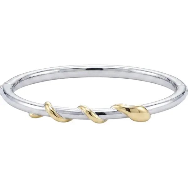 NATIVE GEM Dancing Snake Bangle Bracelet - Gold