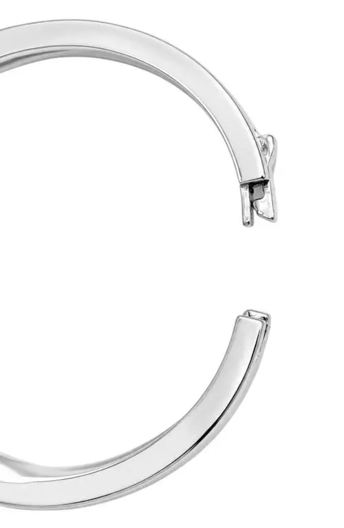 NATIVE GEM Sterling -plated Hipster Belt Bangle Bracelet With Yellow Gold-plated Buckle Detail