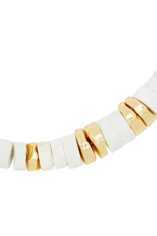 Zimmermann Goldtone Stone Necklace