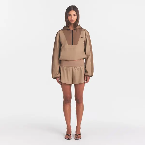 SKIMS Flutter Short | Light Neutral | | Woven Cotton - Desert