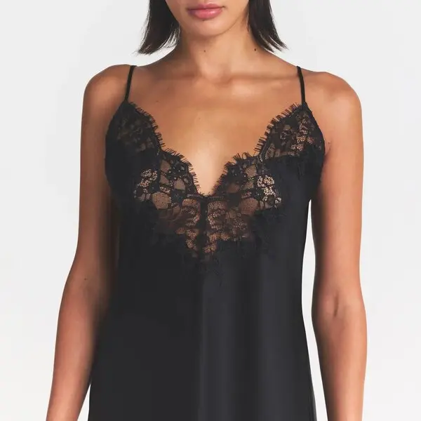 SKIMS Lace Trim Mini Slip Dress