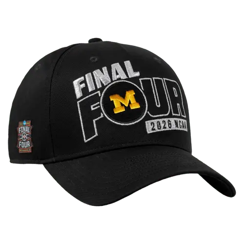 JORDAN BRAND Michigan Wolverines Final Four Ncaa Basketball Cap - Black