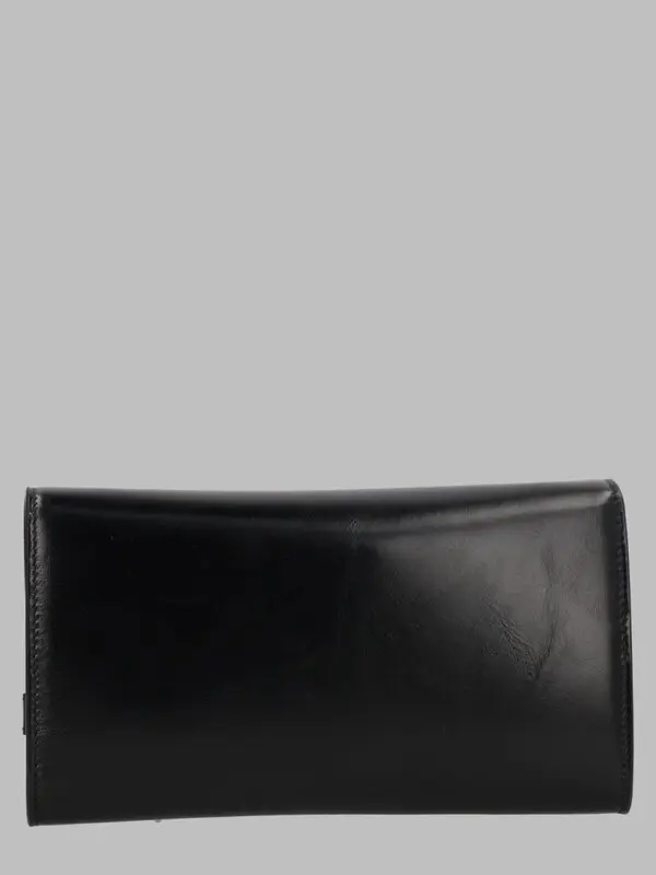 Balmain Leather Shuffle Wallet With Shoulder Strap