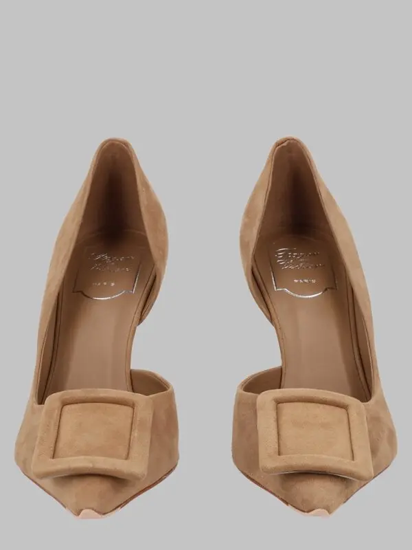 ROGER VIVIER Pumps Viv Ville Dorsay - Brown