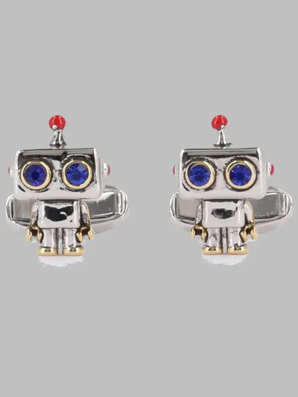 Paul Smith Robot Cufflinks - Silver