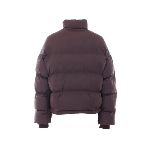 COURREGES Cropped Puffer Down Jacket With Logo