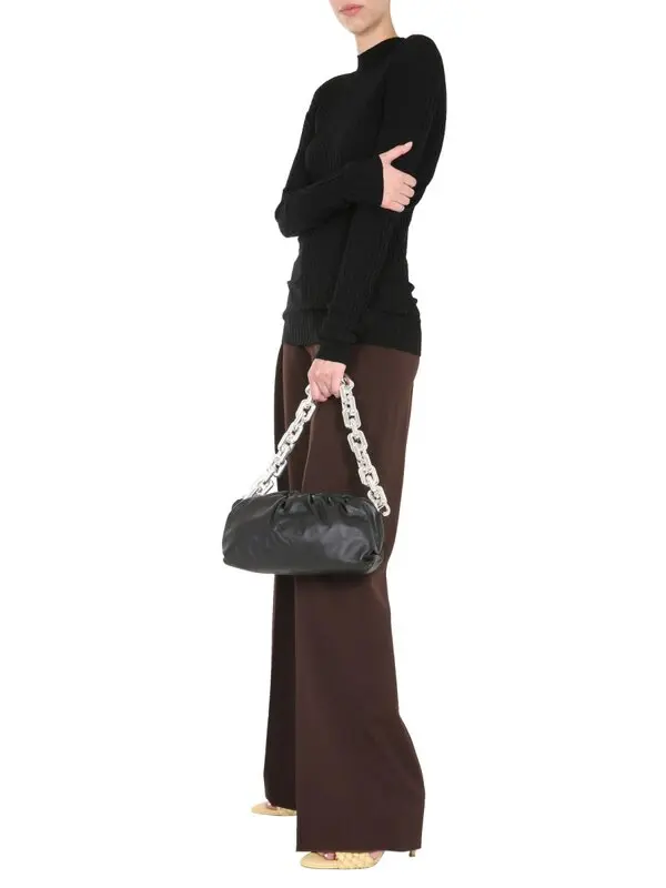 Bottega Veneta Ribbed Turtleneck Sweater - Black