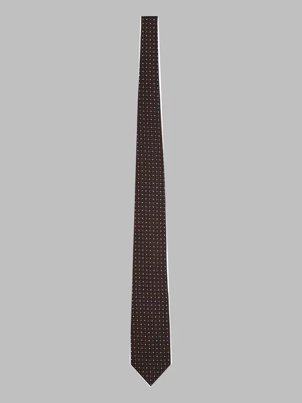 TOM FORD Silk Jacquard Cravat - Brown
