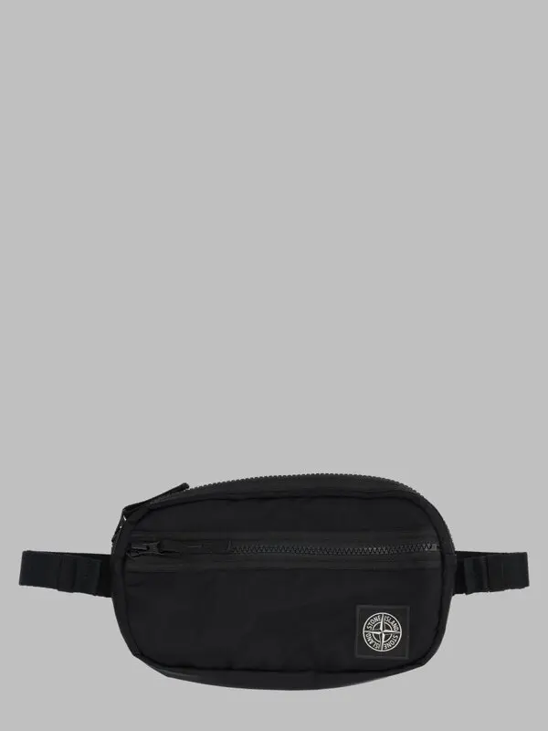 Stone Island Nylon Metal Belt Bag - Black