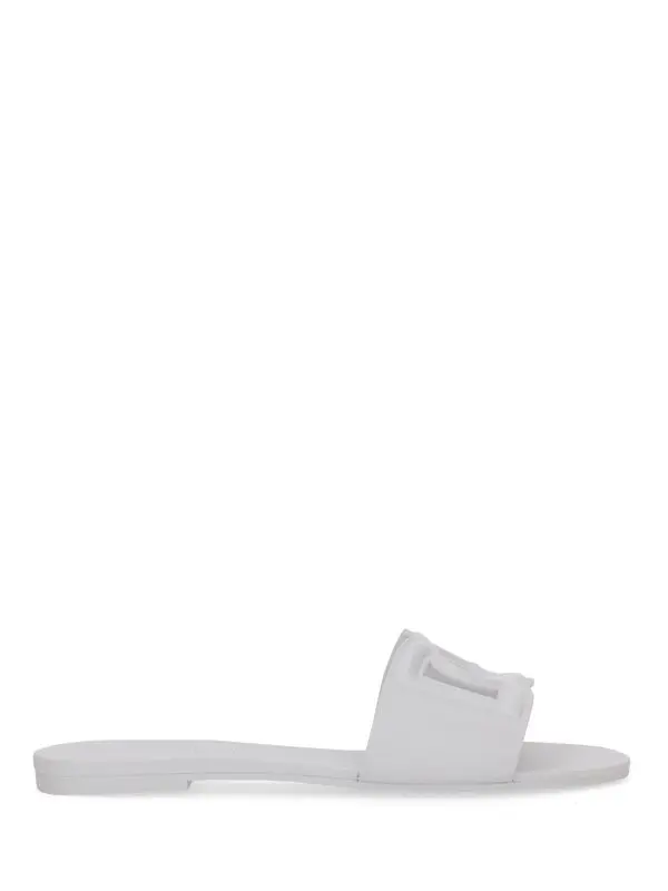 Dolce & Gabbana Sandalo Slide Beachwear - White