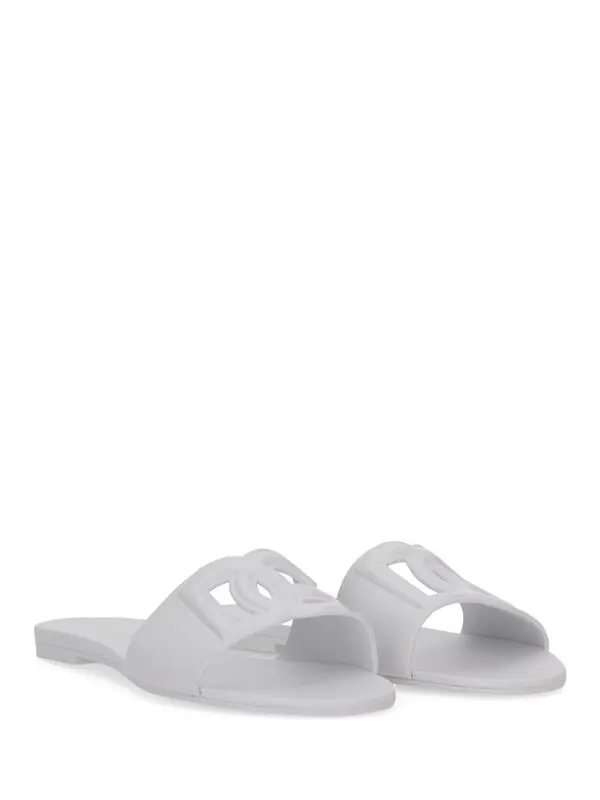 Dolce & Gabbana Slide Sandals - White