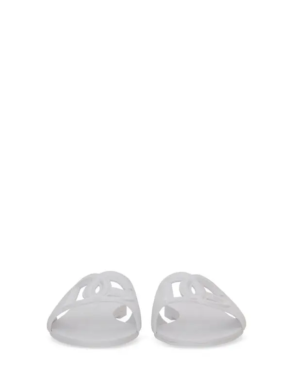 Dolce & Gabbana Slide Sandals - White