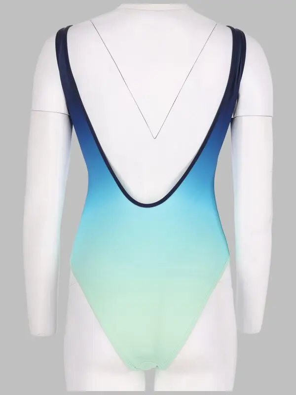 Casablanca One-piece Swimsuit With Gradient Print