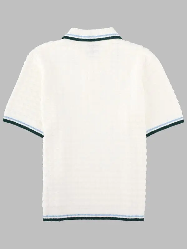 Casablanca Polo Bouclé Con Logo