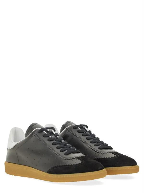 Isabel Marant Étoile Bryce Leather Sneakers - Black