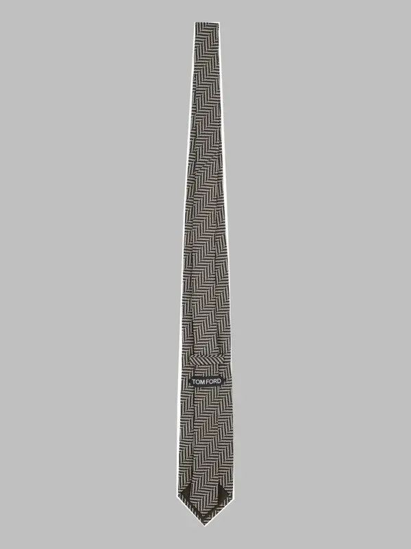 TOM FORD 8cm Silk Jacquard Cravat - Multicolor