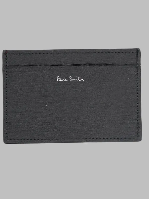 Paul Smith Leather Card Holder - Black