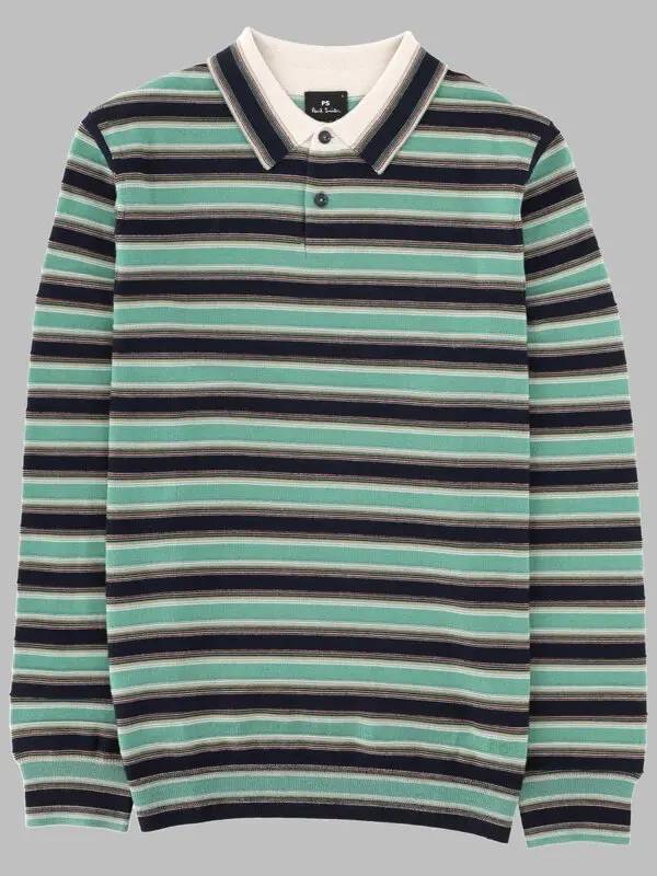 Paul Smith Maglia Polo In Lana Merino