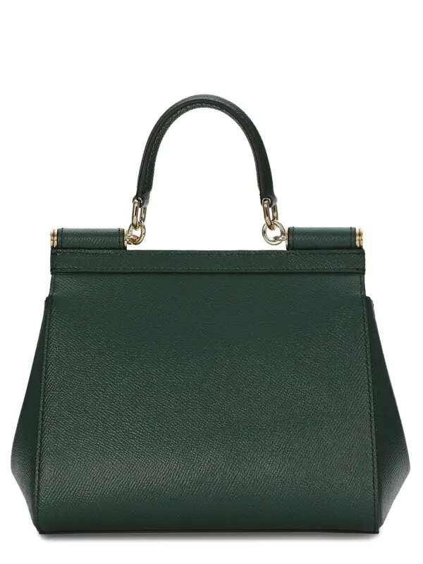 Dolce & Gabbana Sicily Medium Top Handle Bag - Green