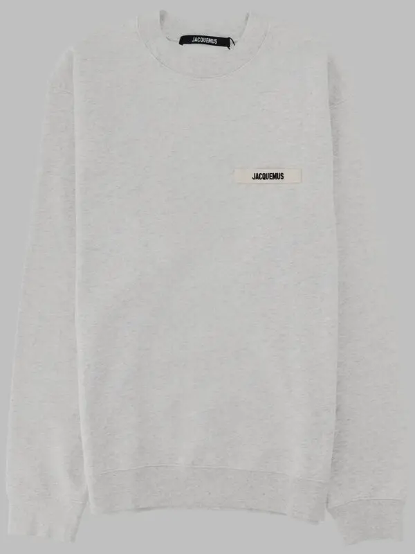 Jacquemus Logo Sweatshirt - Gray