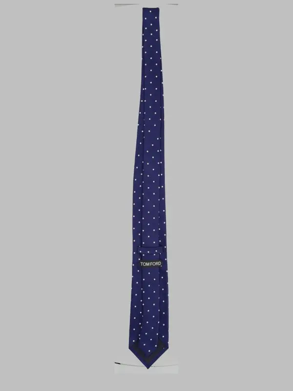 TOM FORD Silk Jacquard Cravat - Blue
