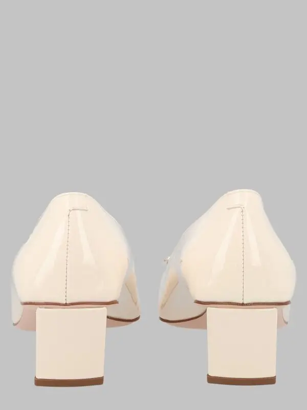 ROGER VIVIER Décolleté Belle Vivier In Vernice - Cream
