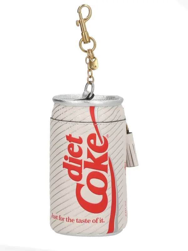 ANYA HINDMARCH Portamonete Diet Coke - White