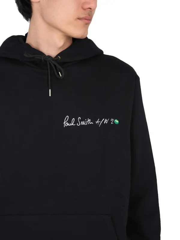 Paul Smith Hoodie With Graphic Detail