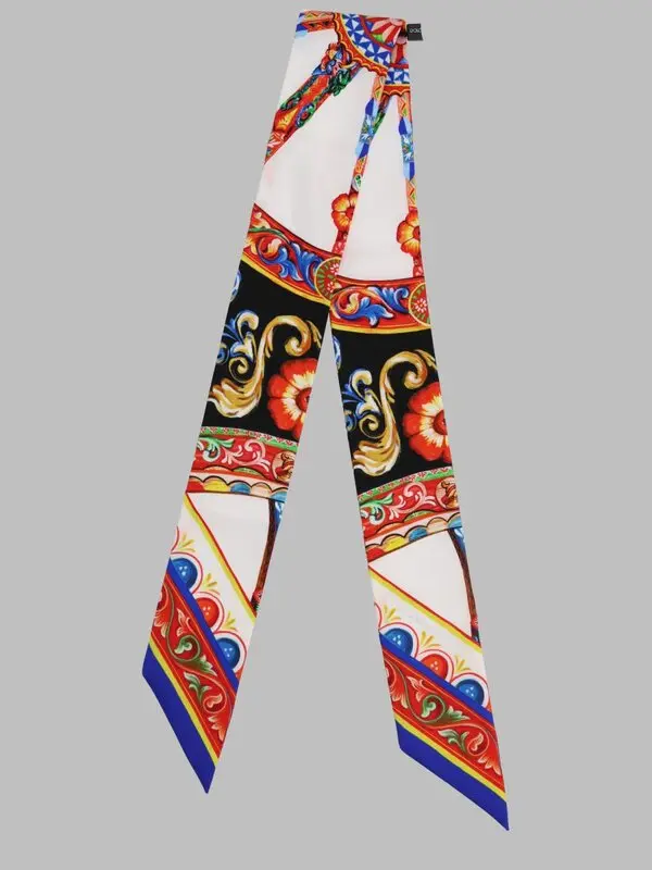 Dolce & Gabbana Twill Di Seta Bandeau - Multicolor