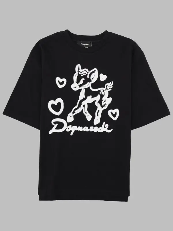 Dsquared2 T-shirt Con Stampa E Logo