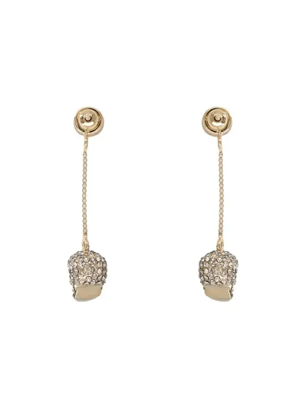 Alexander McQueen Skull Drop Earrings
