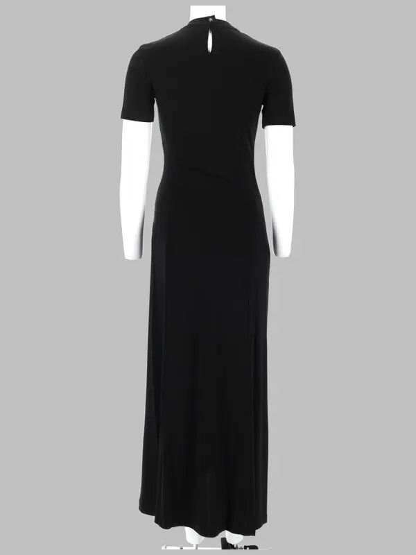 Rabanne Draped Jersey Long Dress
