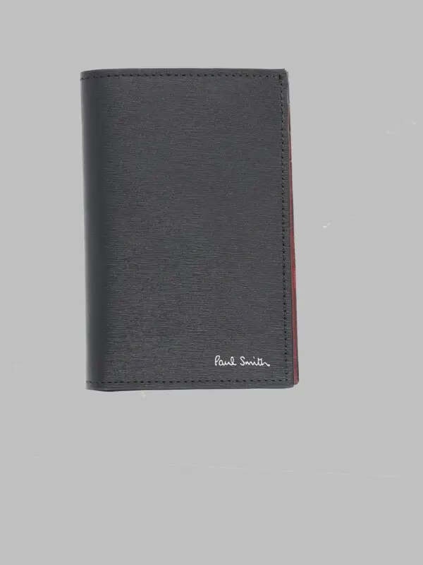 Paul Smith Leather Bi-fold Wallet - Black