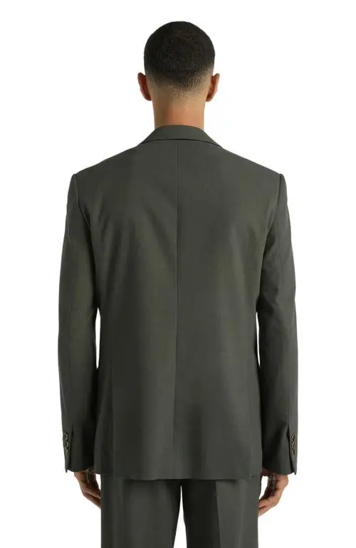 Balmain Cotton Twill 1-button Jacket