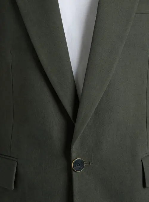 Balmain Cotton Twill 1-button Jacket